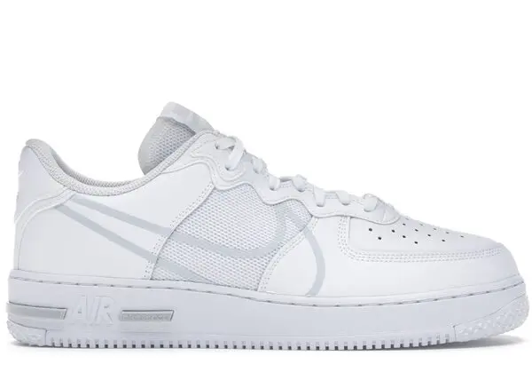 Nike Force 1 React - White/pure Platinum