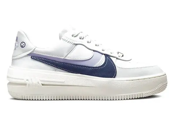 Nike Force 1 Plt.af.orm Sneakers - Summit White/oxygen Purple/sail