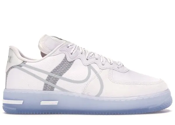 Nike Air Force 1 React Sneakers - White/light Bone/sail