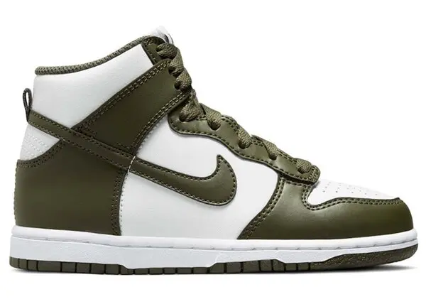 Nike Dunk High Retro Sneakers - White/cargo Khaki