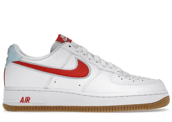 Nike Air Force 1 Low Lifestyle Shoe - White/chile Red/glacier Ice