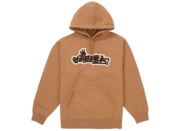 Supreme Handstyle Hooded Sweatshirt - Brown