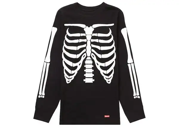 SSD　bones　long sleeveT:black Jolly Roger X Bones Long Sleeve Shirt | Hot Leathers