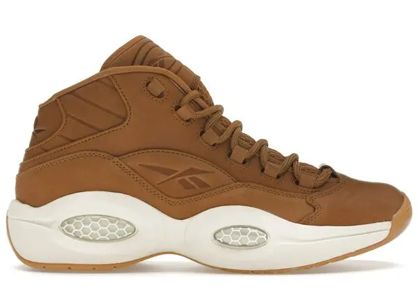 REEBOK Question Mid Sns Ai Sneakers - Brown/classic White/gum