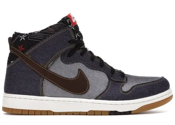 Nike Dunk Cmft High-top Sneakers - Denim/track Brown/sail