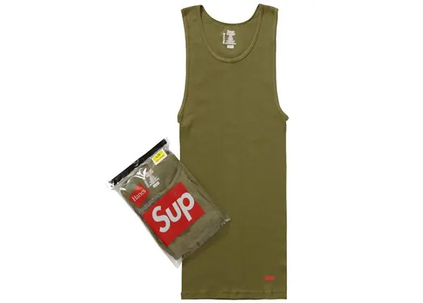 Supreme Hanes Tagless Tank Top 3-pack
