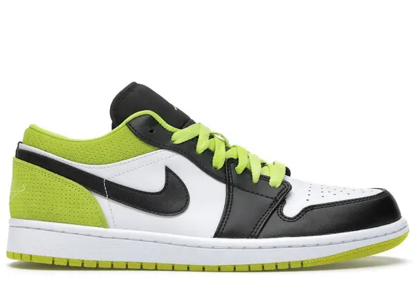 JORDAN 1 Low - Black/cyber/white