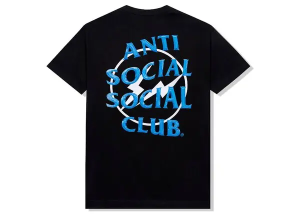 ANTI SOCIAL SOCIAL CLUB X Fragment Precious Petals Tee Shirt - Black Blue