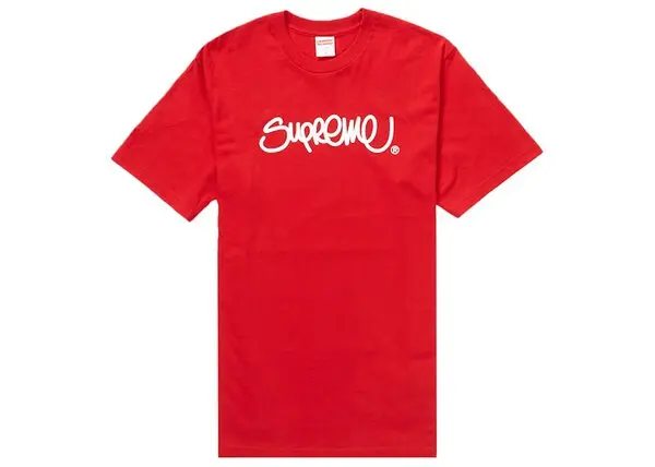 Supreme Handstyle Tee Shirt - Red