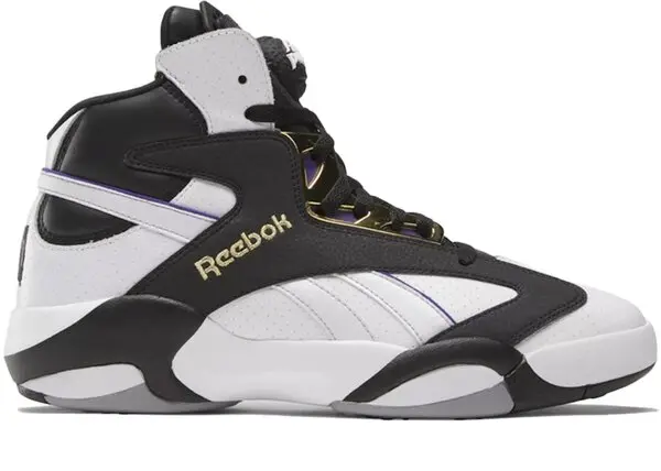 REEBOK Shaq Attaq Mvp Sneakers - White/core Black/gold Metallic