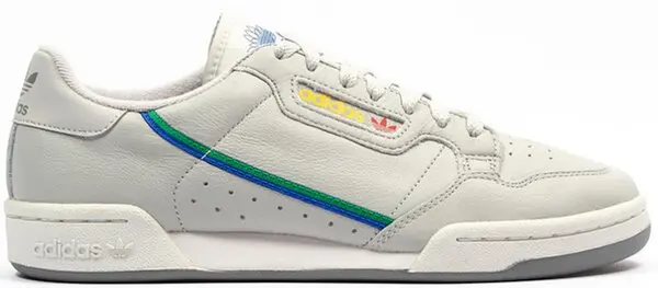 Adidas Continental 80 Sneakers - Grey Two/grey One/scarelet Red