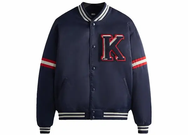 Kith Satin Bomber Jacket - Nocturnal