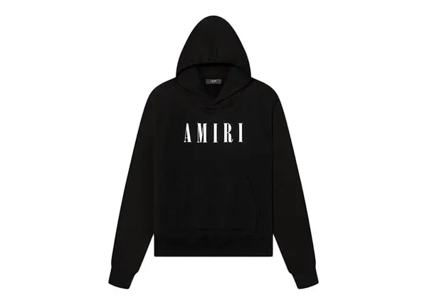 Amiri Core Logo Hoodie - Black/white Ss23