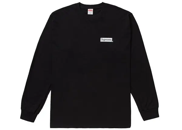 Supreme Sacred Unique Long Sleeve Tee Shirt - Black