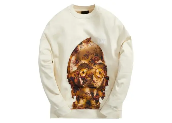 Kith X Star Wars C3po Crewneck Sweatshirt - Waffle