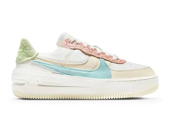 Nike Force 1 Plt.af.orm Sneakers - Sail/honeydew/arctic Orange