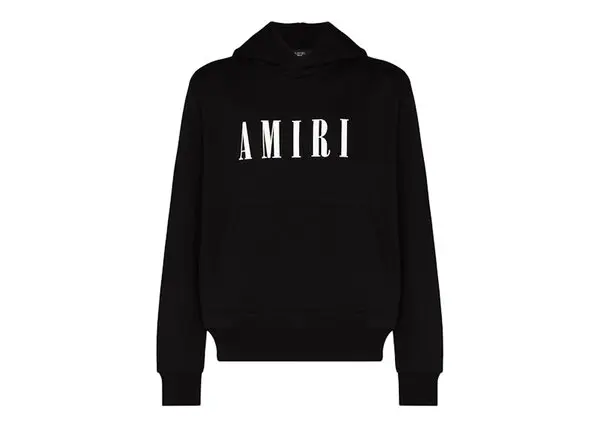 Amiri Core Logo Hoodie - Black/white Ss22