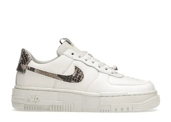 Nike Air Force 1 Low Pixel Se Snake - Sail/college Grey/malt
