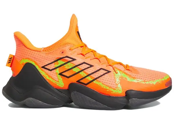 Adidas Mahomes 1 Impact Flx Boost Sneakers - Team Solar Orange/core Black/team Solar Green