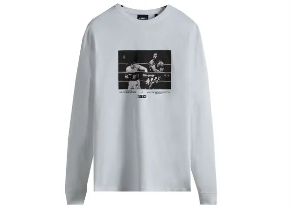 Kith Rocky Title Fight Long Sleeve Tee Shirt - White
