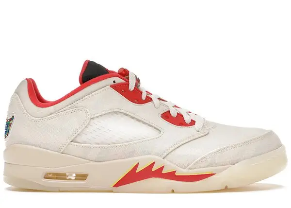 JORDAN Retro Low Chinese New Year - Sail/chile Red/opti Yellow