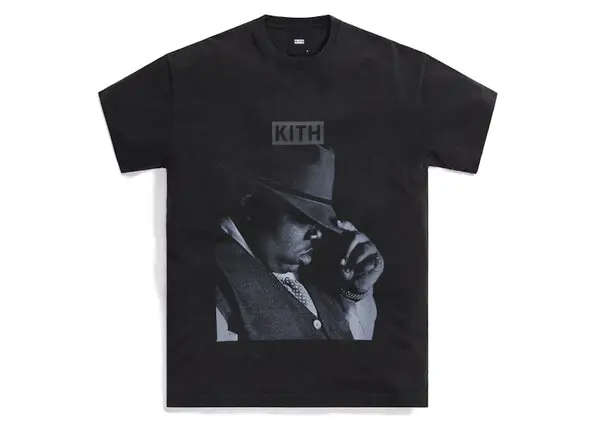 Kith The Notorious B.i.g Last Day Vintage Tee Shirt - Black
