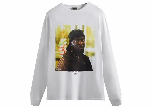 Kith The Wire Omar Back Long Sleeve Tee Shirt - White
