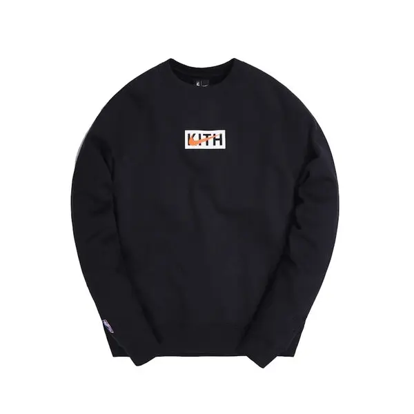Kith Nike For New York Knicks Fleece Crewneck - Black