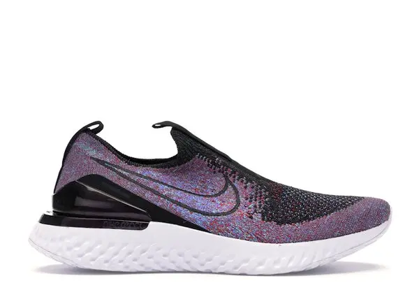 Nike Epic Phantom React Flyknit - Black/university Red