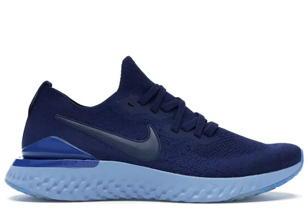 Nike Epic React Flyknit 2 Sneakers - Blue Void/indigo Force