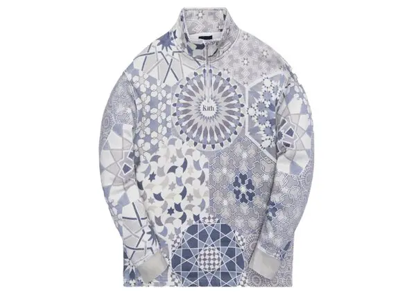 Kith Moroccan Tile Quarter Zip - Canvas