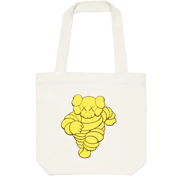 KAWS Chum Tote Bag - Yellow