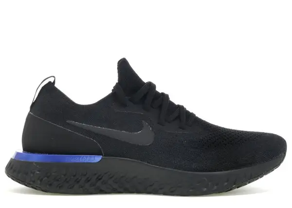 Nike Epic React Flyknit - Black/racer Blue