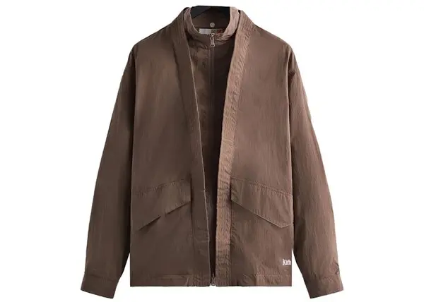 Kith Nylon Fulton Kimono Track Jacket - Dusty Mauve