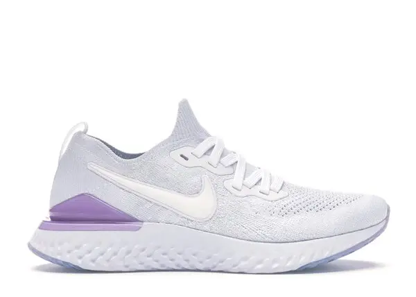Nike Epic React Flyknit 2 Sneakers - White/pink Foam