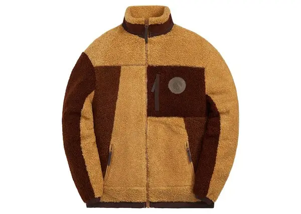 Kith Pinehurst Bonded Sherpa Full Zip - Chestnut