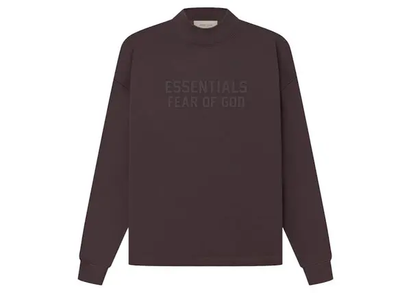 Fear Of God Essentials Relaxed Crewneck Sweatshirt - Plum