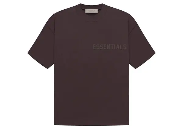 Fear Of God Eshort Sleeveentials Short Sleeve Tee Shirt - Plum