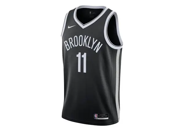 Nike Nba Brooklyn Nets 2020 Kyrie Irving Icon Edition Swingman Jersey - Black