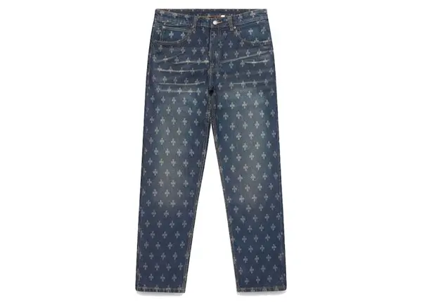 OVO Monogram Laser Etched Relaxed Fit Denim