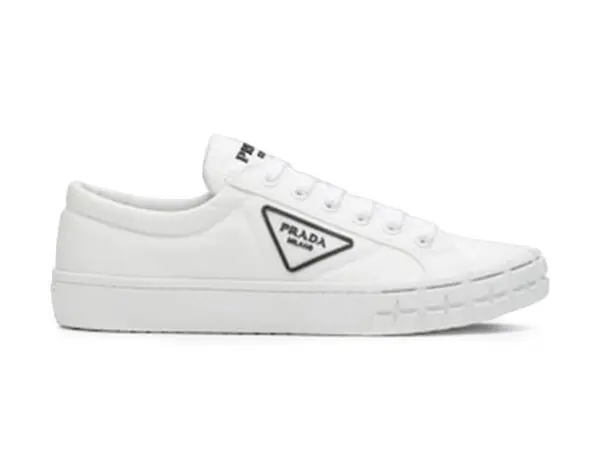 Prada Wheel Cassetta Low - White/black