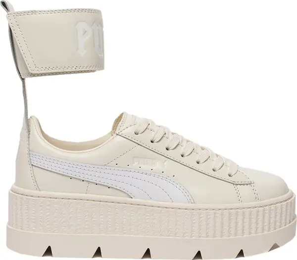 PUMA Ankle Strap Sneakers - Vanilla Ice/puma White