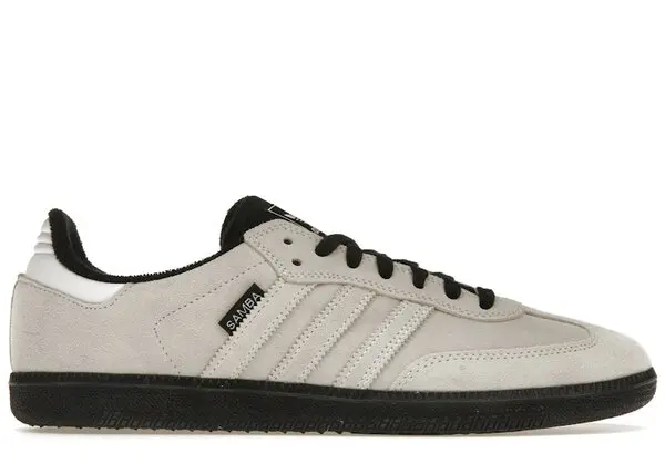 Adidas Samba Adv Lace Up Sneakers - Cloud White/core Black/blue Bird