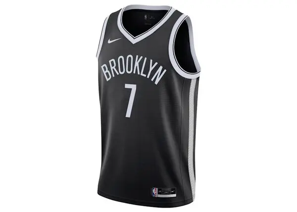 Nike Nba Kevin Durant Brooklyn Nets Icon Edition Jersey - Black