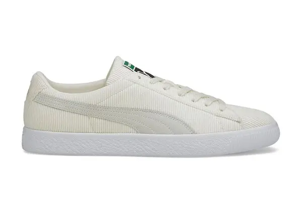 PUMA Basket Vintage Butter Goods Corduroy Sneakers - White/green