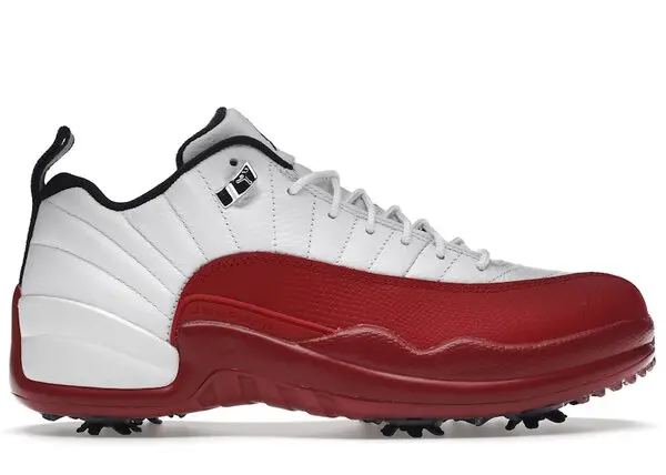 JORDAN Retro Low Golf Sneakers - White/varsity Red