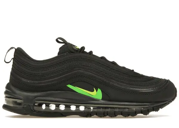 Nike Air Max 97 'just Do It' Sneakers - Black/volt/green