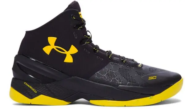 Under Armour Ua Curry 2 Knight Athletic Shoes - Black/taxi