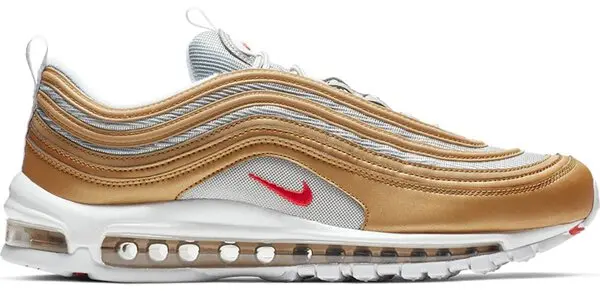 Nike Air Max 97 - Metallic Gold/university Red
