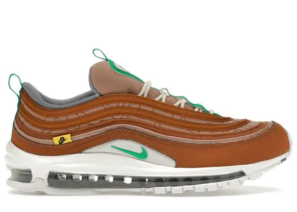 Nike Air Max 97 Moving Company Sneakers - Hemp/stadium Green/ale Brown